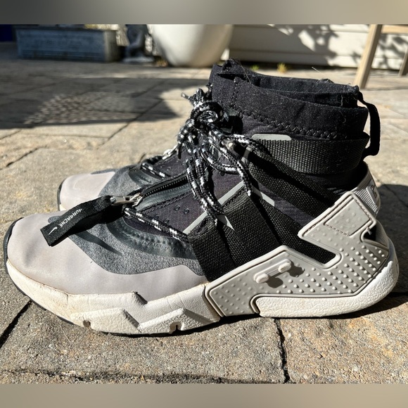 Shoes | Nike Air Huarache Gripp Atmosphere Grey Black Mens Sz 8 | Poshmark